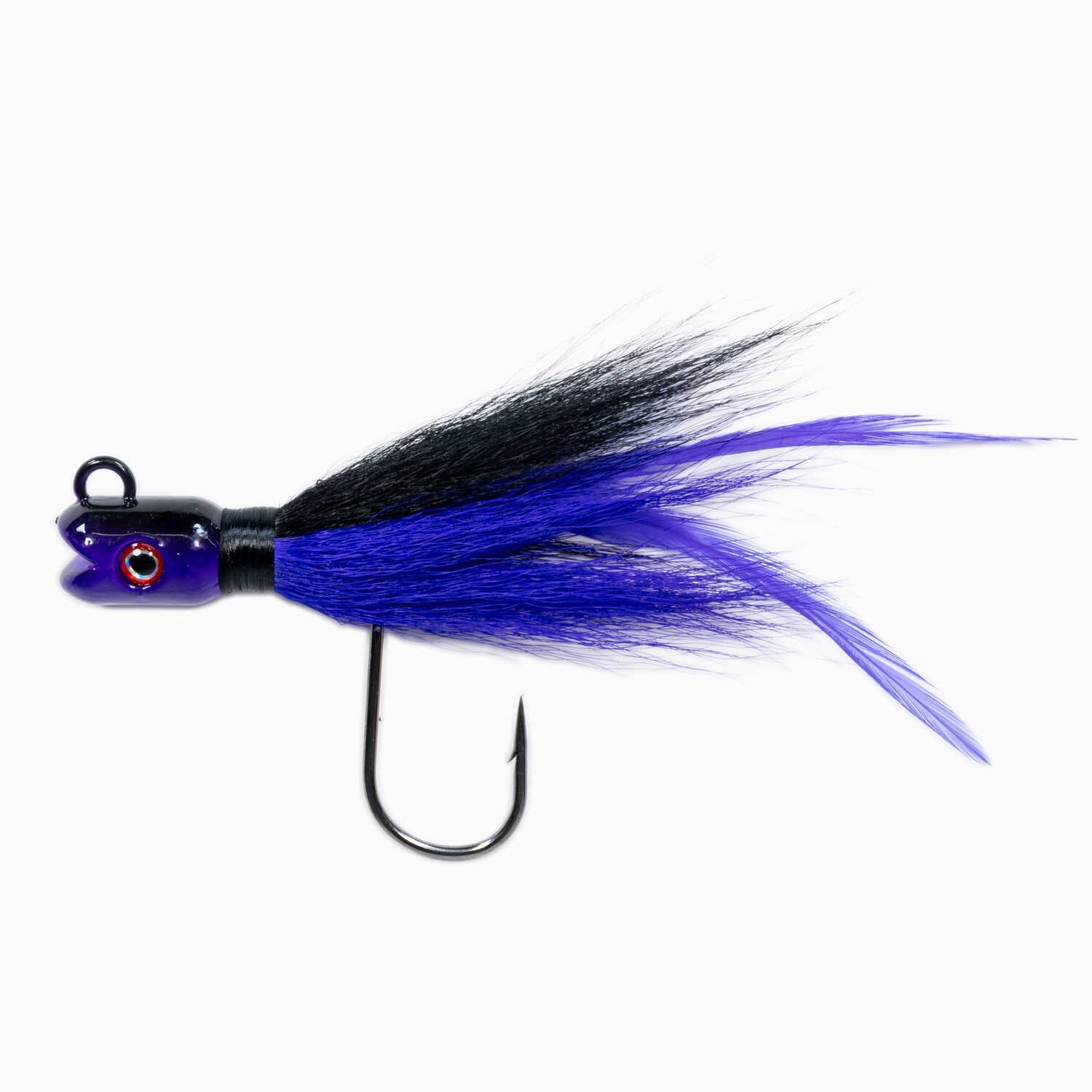 Dark Matter John Skinner Swing Hook Striped Bass Bucktails – Dark ...
